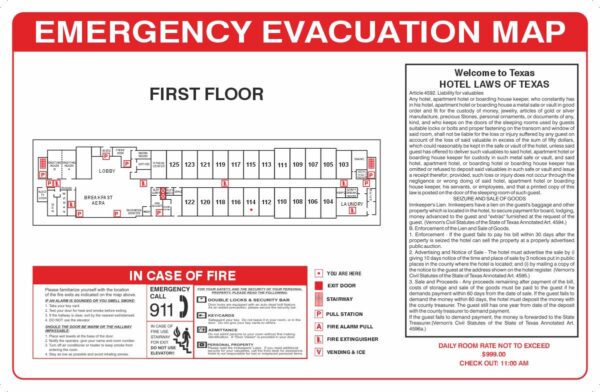 Emergency Evacuation Map – VFOLO